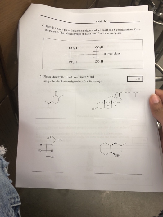 Solved CHML 241 Jackson State University Department of | Chegg.com