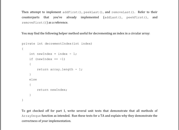 Solved Please use java. Thanks! The ArrayQueue.java | Chegg.com