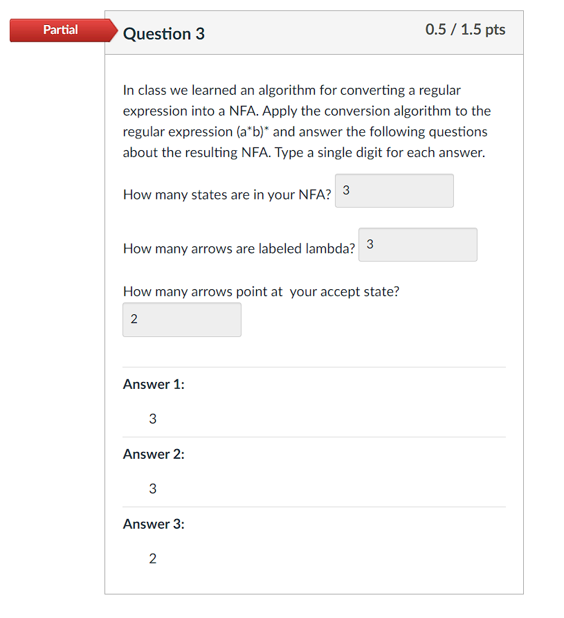 Solved Question 3In class we learned an algorithm for | Chegg.com