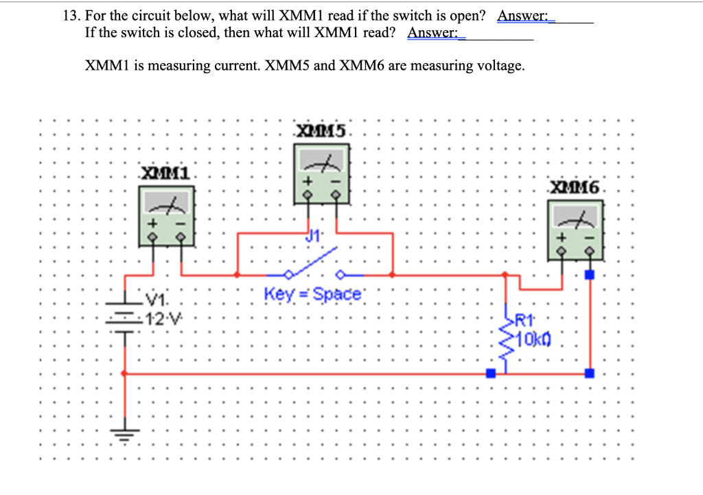 Solved 13. For the circuit below, what will XMM1 read if the | Chegg.com