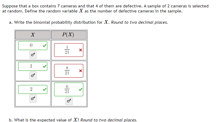 Solved Suppose that a box contains 7 cameras and that 4 of | Chegg.com