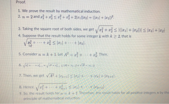 Solved Discrete math. Is the proof in picture 2 of the | Chegg.com