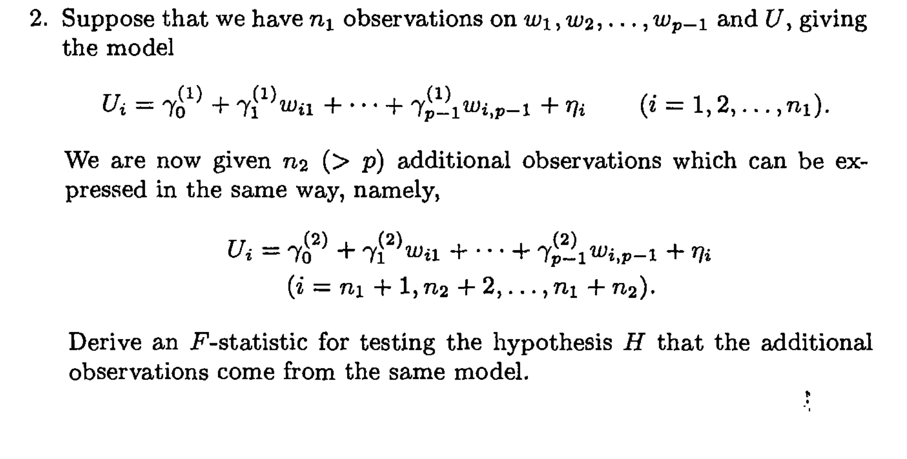 Solved \begin{enumerate} ﻿ \setcounter{enumi}{1} % ﻿Starts | Chegg.com
