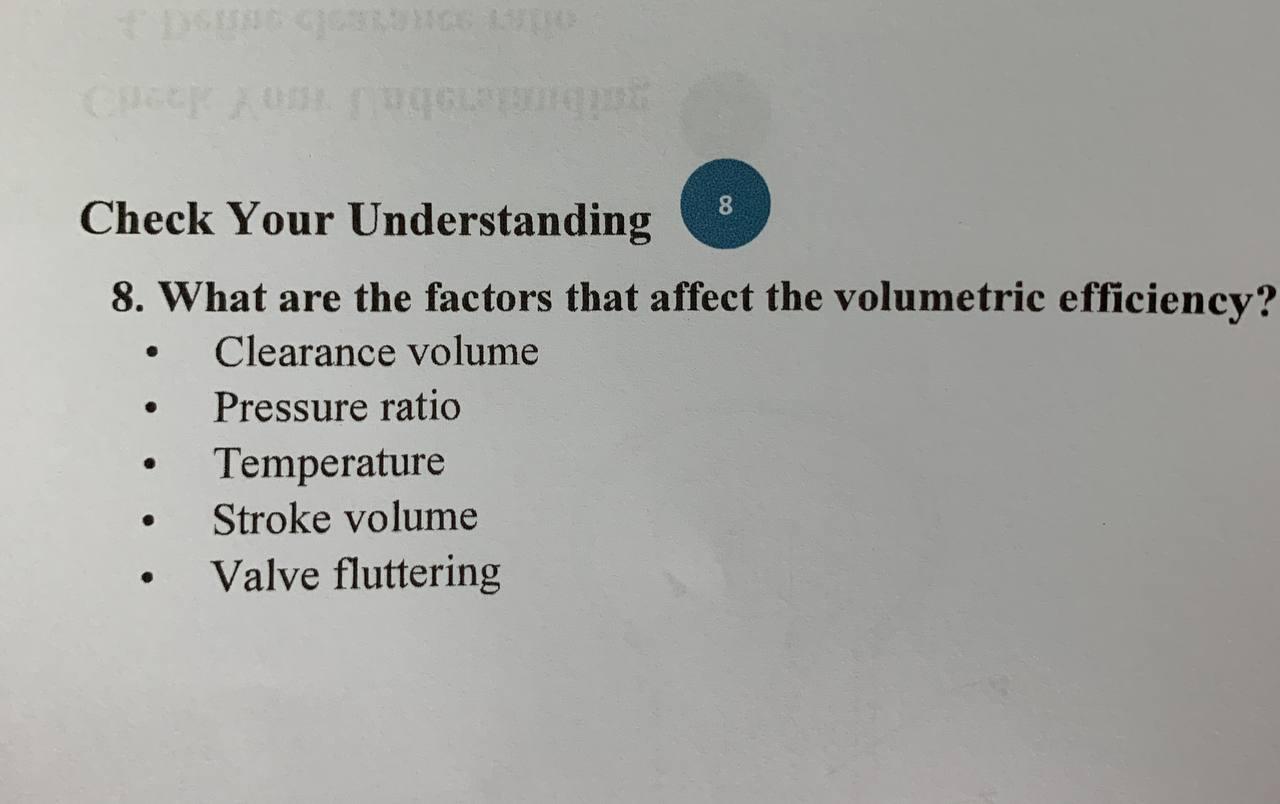 Solved 8 Check Your Understanding 8. What are the factors | Chegg.com