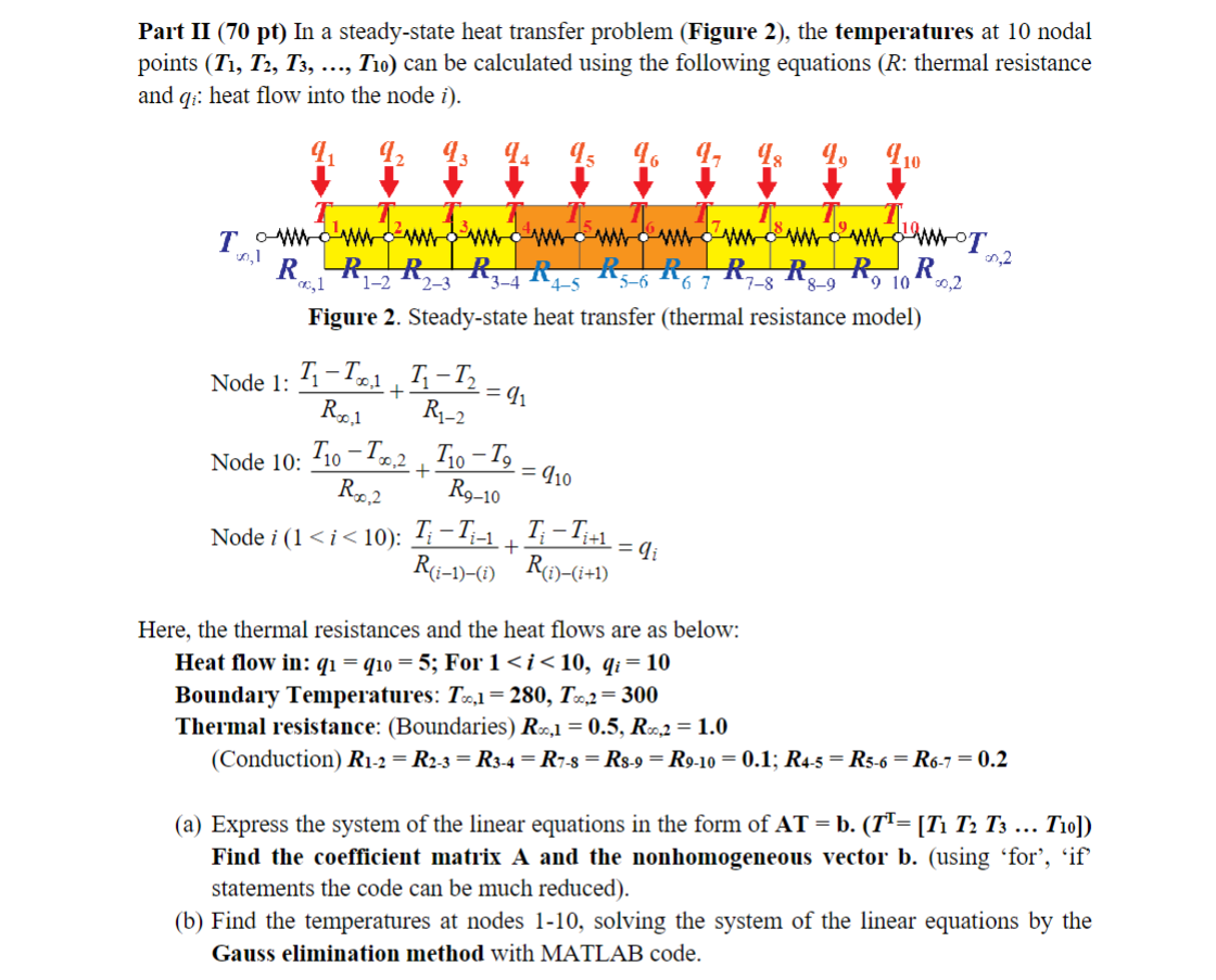 Solved Using MatLab(a) Express the system of the linear | Chegg.com