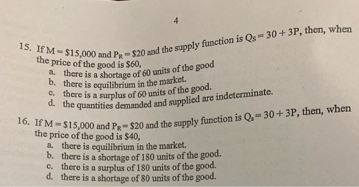 Solved Use the following generalized linear demand relation | Chegg.com