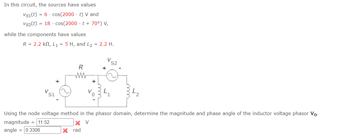 Solved In this circuit, the sources have values | Chegg.com