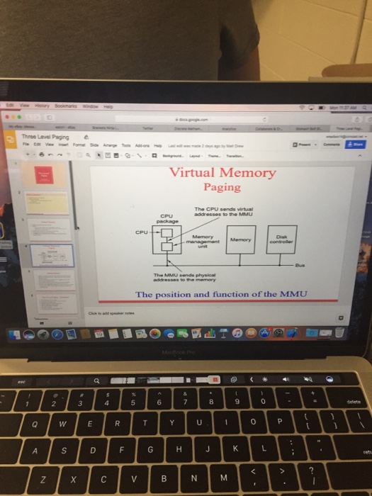 Solved Three Level Paging e Virtual Memory Paging The CPU | Chegg.com