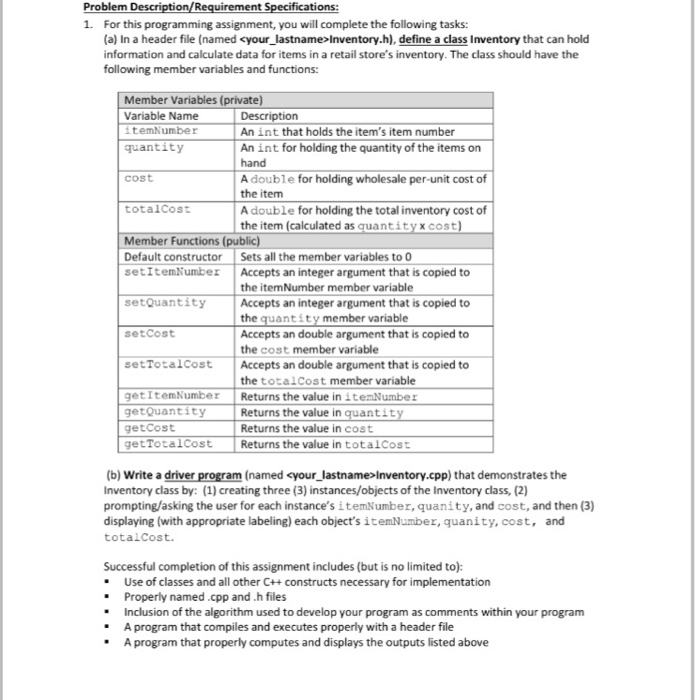 Solved For this programming assignment, you will complete | Chegg.com