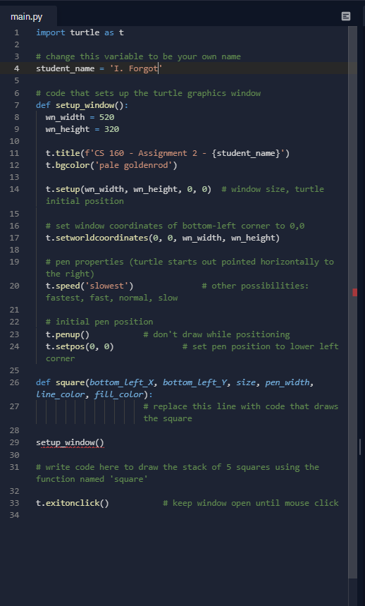 Solved I need help with this sample code. We need to utilize | Chegg.com