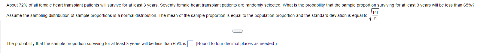 Solved Assume the sampling distribution of sample | Chegg.com