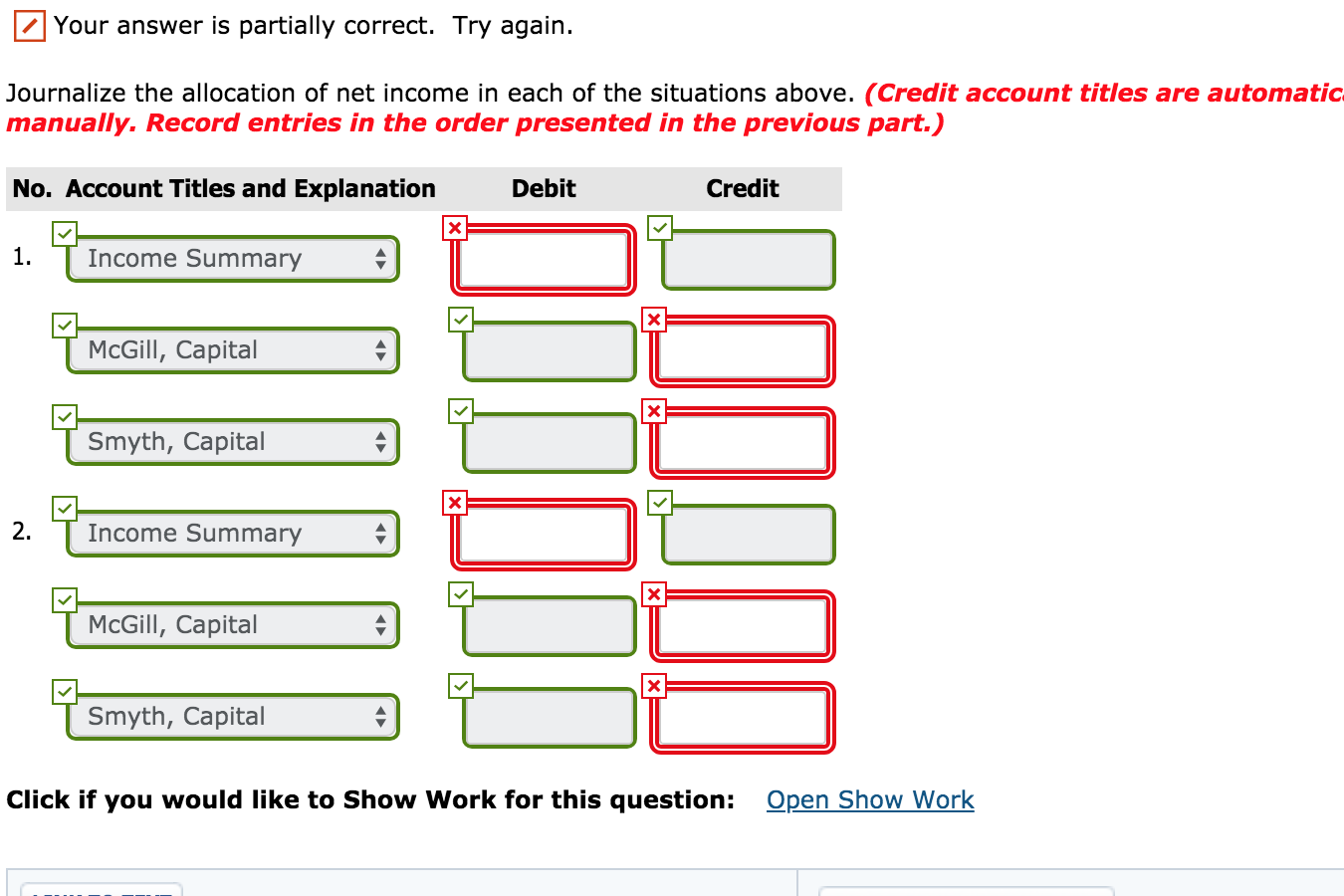 Solved (2) Prepare a schedule showing the distribution of | Chegg.com