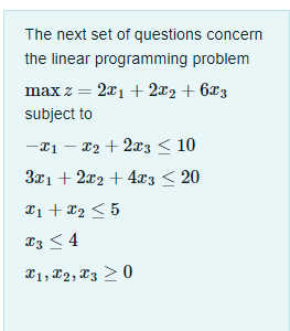 Solved The next set of questions concern the linear | Chegg.com