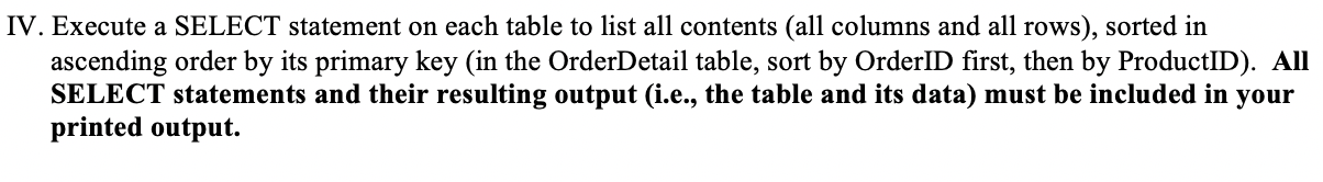 INSY 3304 This project must be completed using an | Chegg.com