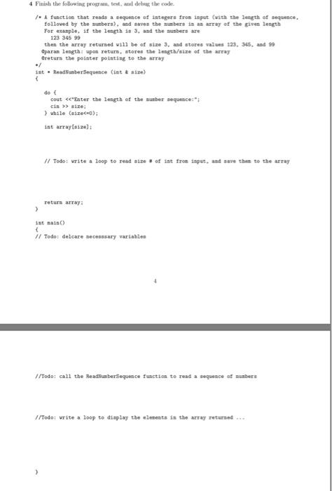 Solved 3 Array and pointer exercises. Answer the following | Chegg.com