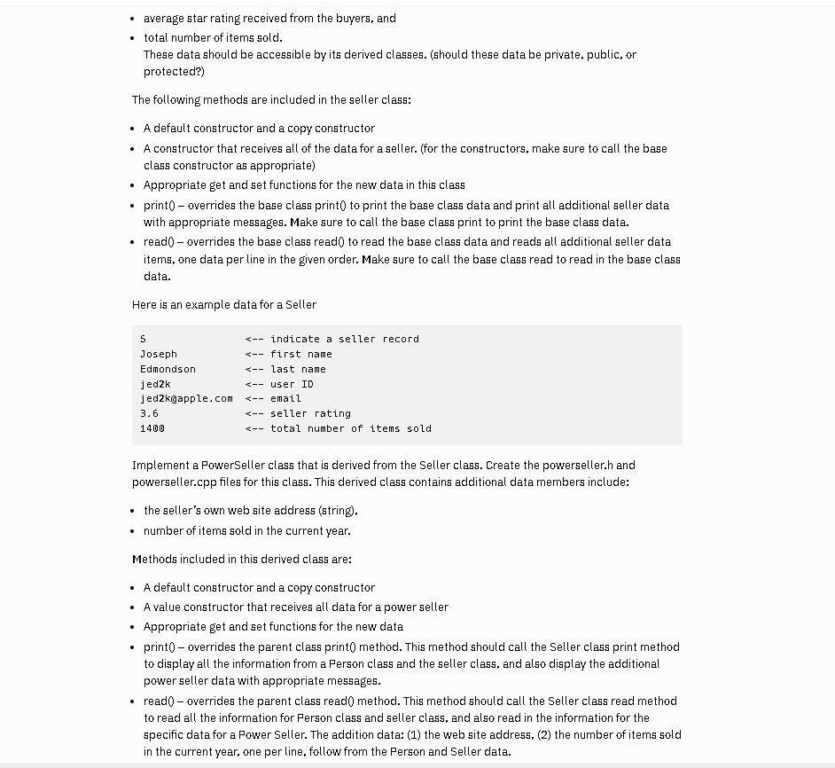 Instructions You are designing software for an online | Chegg.com