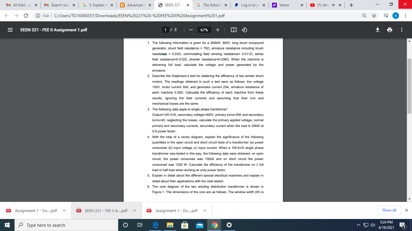 Solved M All Mail - or x M Search resu х G 5. Explain х C | Chegg.com