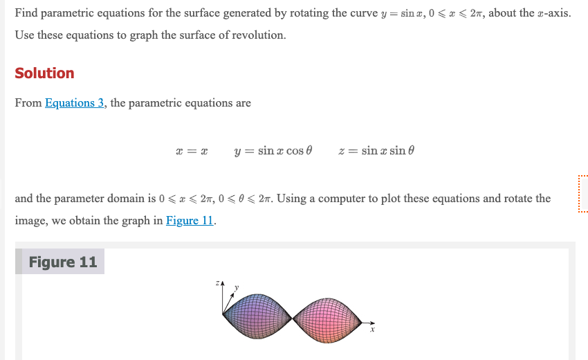 A2) Find parametric equations for the surface | Chegg.com