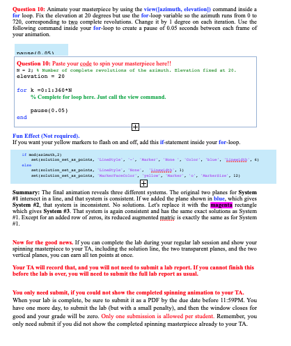 Solved Question 10: Animate your masterpiece by using the | Chegg.com