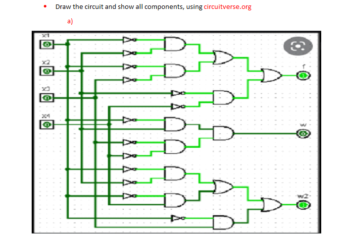Solved Draw the circuit and show all components, using | Chegg.com