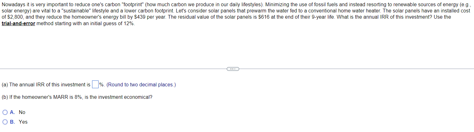Solved Trial And Error Method Starting With An Initial Guess