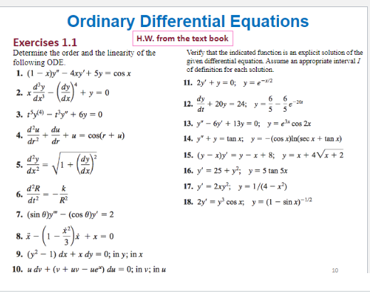 Solved 6 5 6 5 201 dt Ordinary Differential Equations | Chegg.com