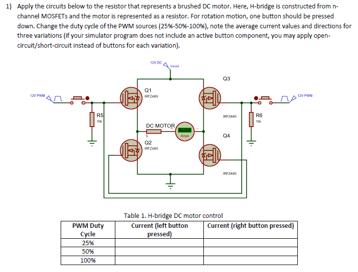 Solved Apply the circuits below to the resistor that | Chegg.com