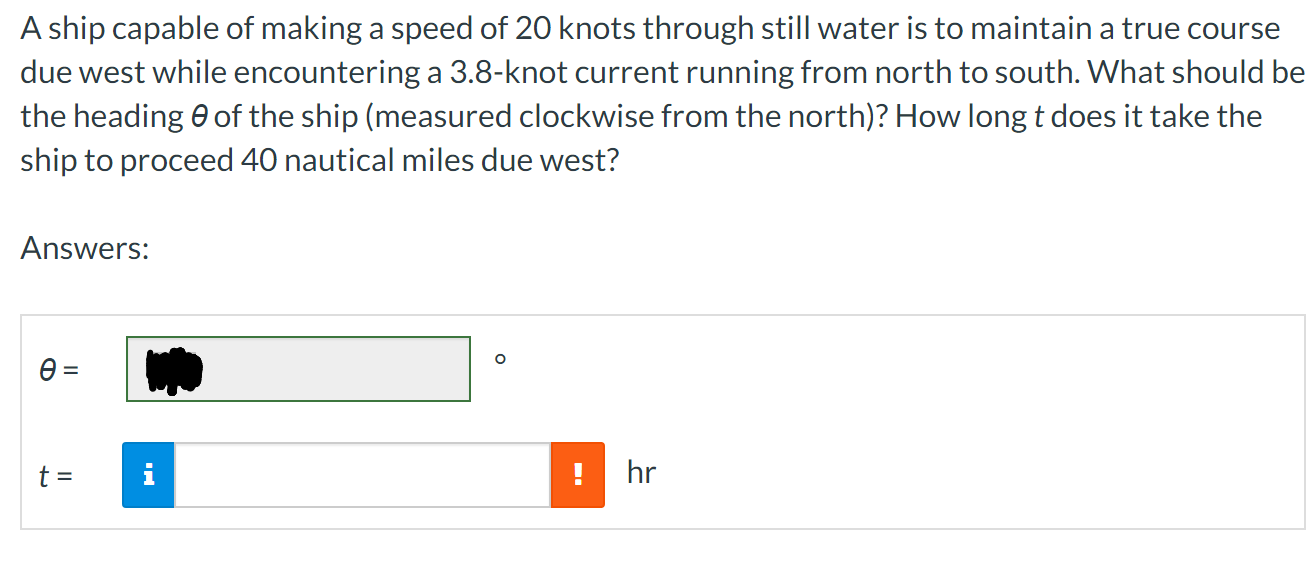 Solved A ship capable of making a speed of 20 knots through | Chegg.com