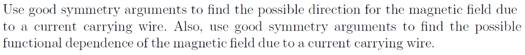 Solved Use good symmetry arguments to find the possible | Chegg.com