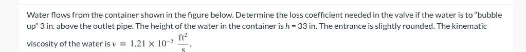 Solved Water flows from the container shown in the figure | Chegg.com