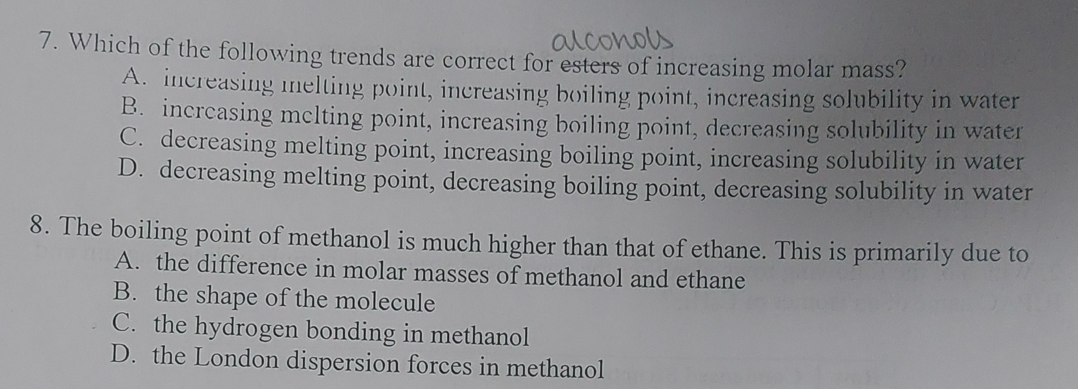 Solved 3. Which of the following is NOT a property of | Chegg.com