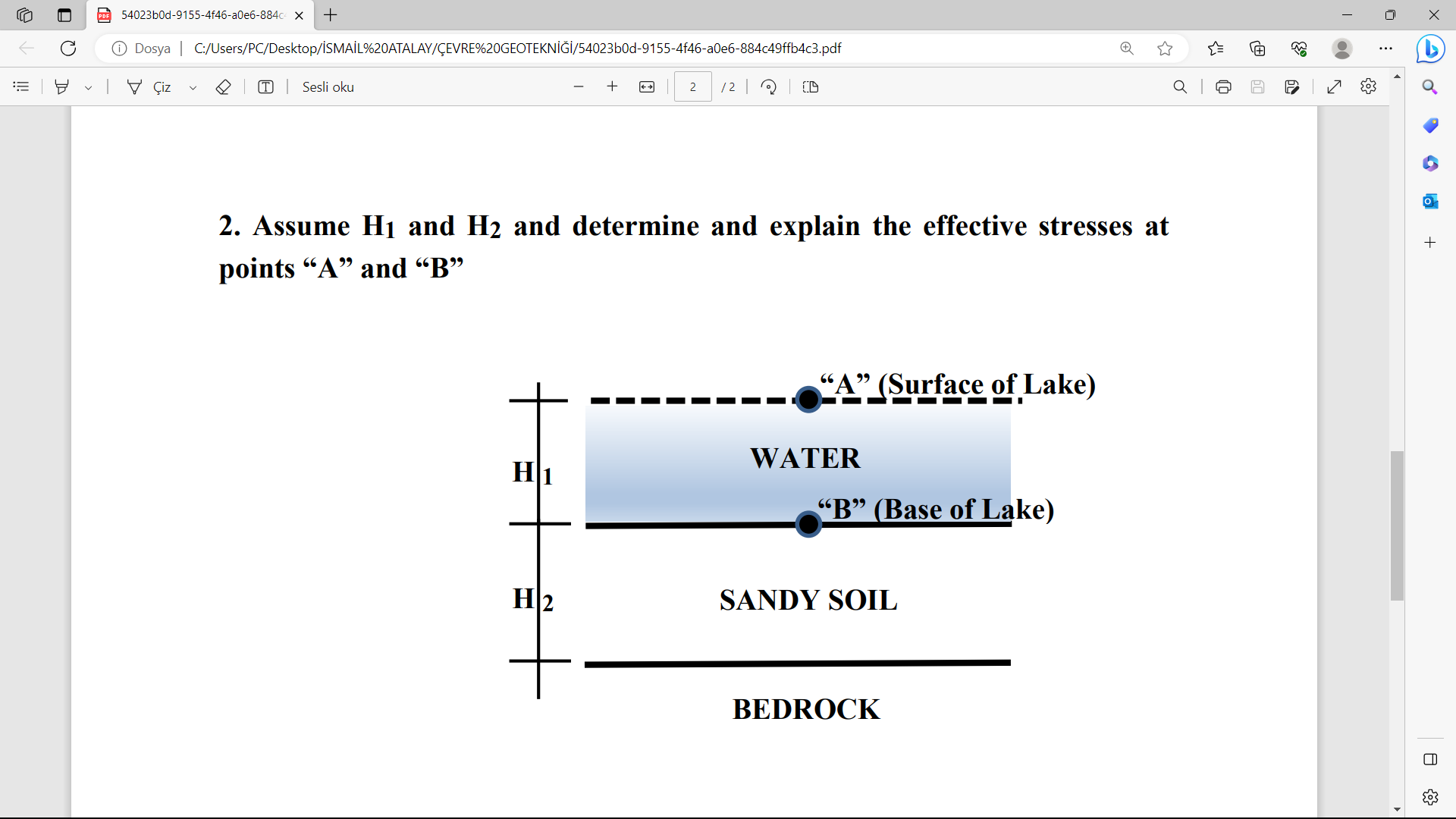 Solved 2. Assume H1 and H2 and determine and explain the | Chegg.com