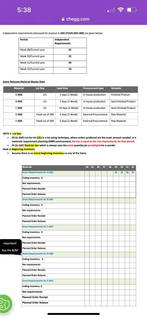 Solved Learning Objective: The purpose of this exercise is | Chegg.com