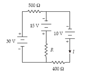 Solved Determine the current I in the 400-Ω resistor when R= | Chegg.com