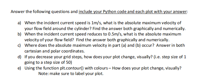 Solved We want to know the streamline for uniform flow | Chegg.com