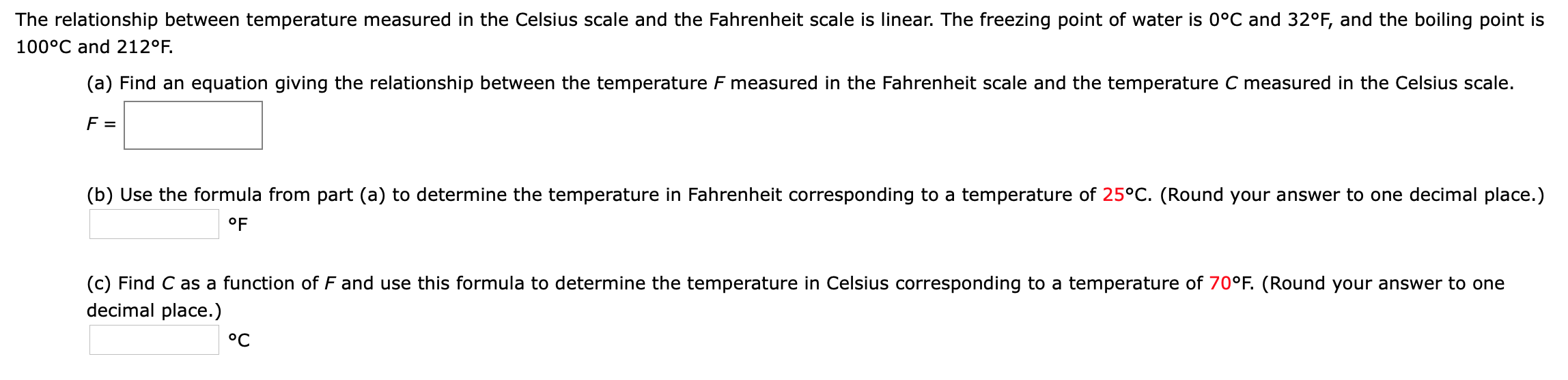 Solved The relationship between temperature measured in the | Chegg.com