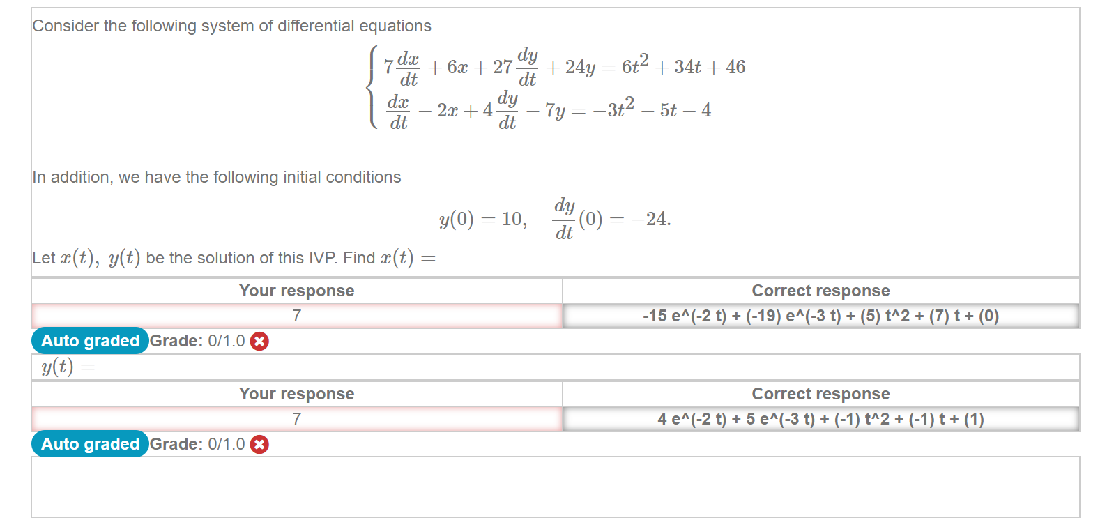 show all work and explain.Consider the following | Chegg.com