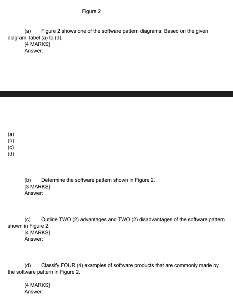 Solved (b) Figure 2 (a) Figure 2 shows one of the software | Chegg.com