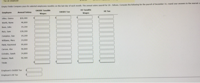 Solved unless instructed otherwise, use the following rates, | Chegg.com