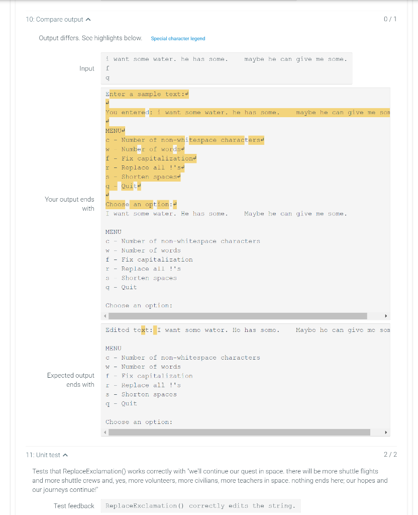 Solved 6.37 LAB*: Program: Authoring assistant (1) Prompt | Chegg.com