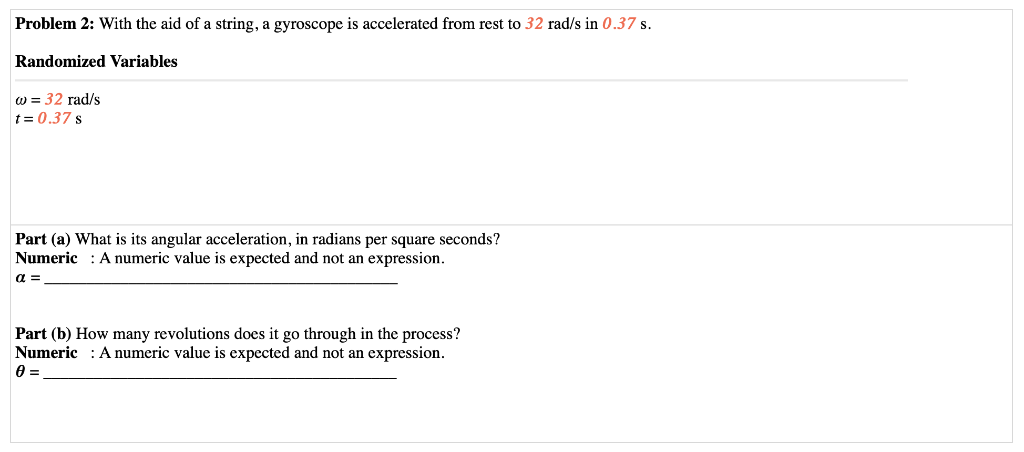 Solved Problem 2: With the aid of a string, a gyroscope is | Chegg.com