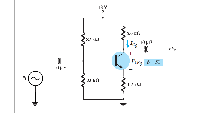 Solved For the following circuit, use exact analysis and | Chegg.com