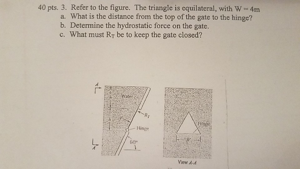 Solved 40 pts. 3. Refer to the figure. The triangle is | Chegg.com