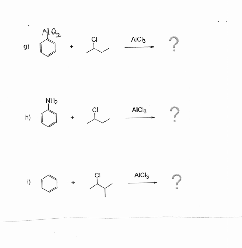 Solved + AlCl3 ? + AlCl3 Cl + AlCl3 ? | Chegg.com