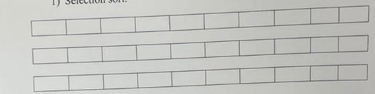 Solved Given the following array: {56, 7, 11, 25, 19, 3, | Chegg.com