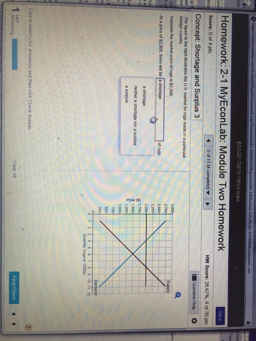 Solved ECO-201-T2673-17EW2-Ward Homework: 2-1 MyEconLab: | Chegg.com