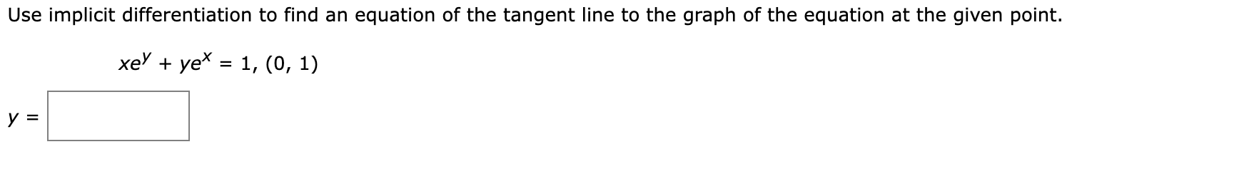 Solved Use implicit differentiation to find an equation of | Chegg.com