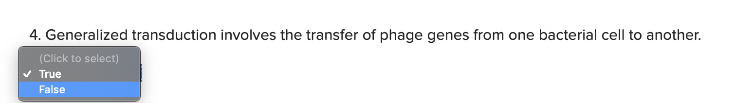 Solved 4. Generalized transduction involves the transfer of | Chegg.com