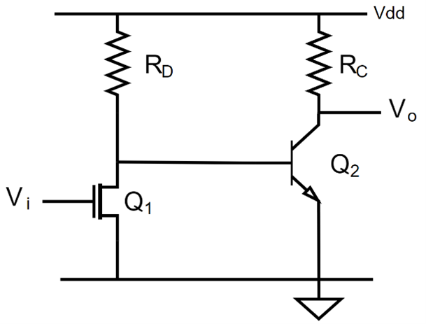 Solved Find Vo/Vi of the following multiple stage amplifier | Chegg.com