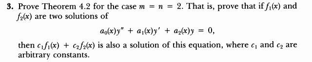 Solved 3. Prove Theorem 4.2 for the case m = n = 2. That is, | Chegg.com